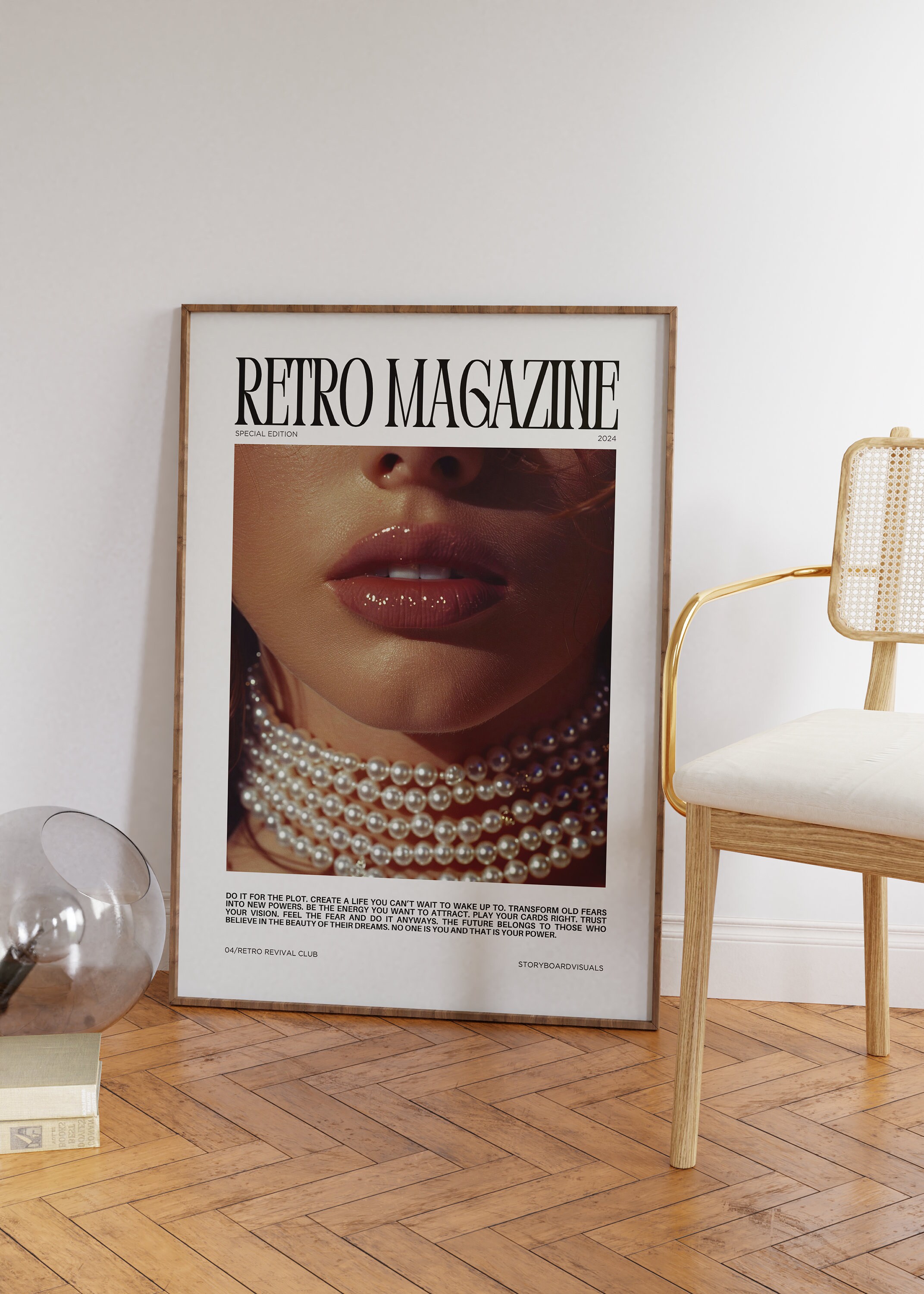 RETRO MAGAZINE Poster Printable, Aesthetic Poster, Magazine Poster ...
