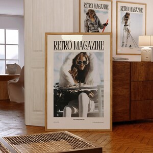 RETRO MAGAZINE Poster Printable, Apres Ski Vintage, Magazine Poster ...