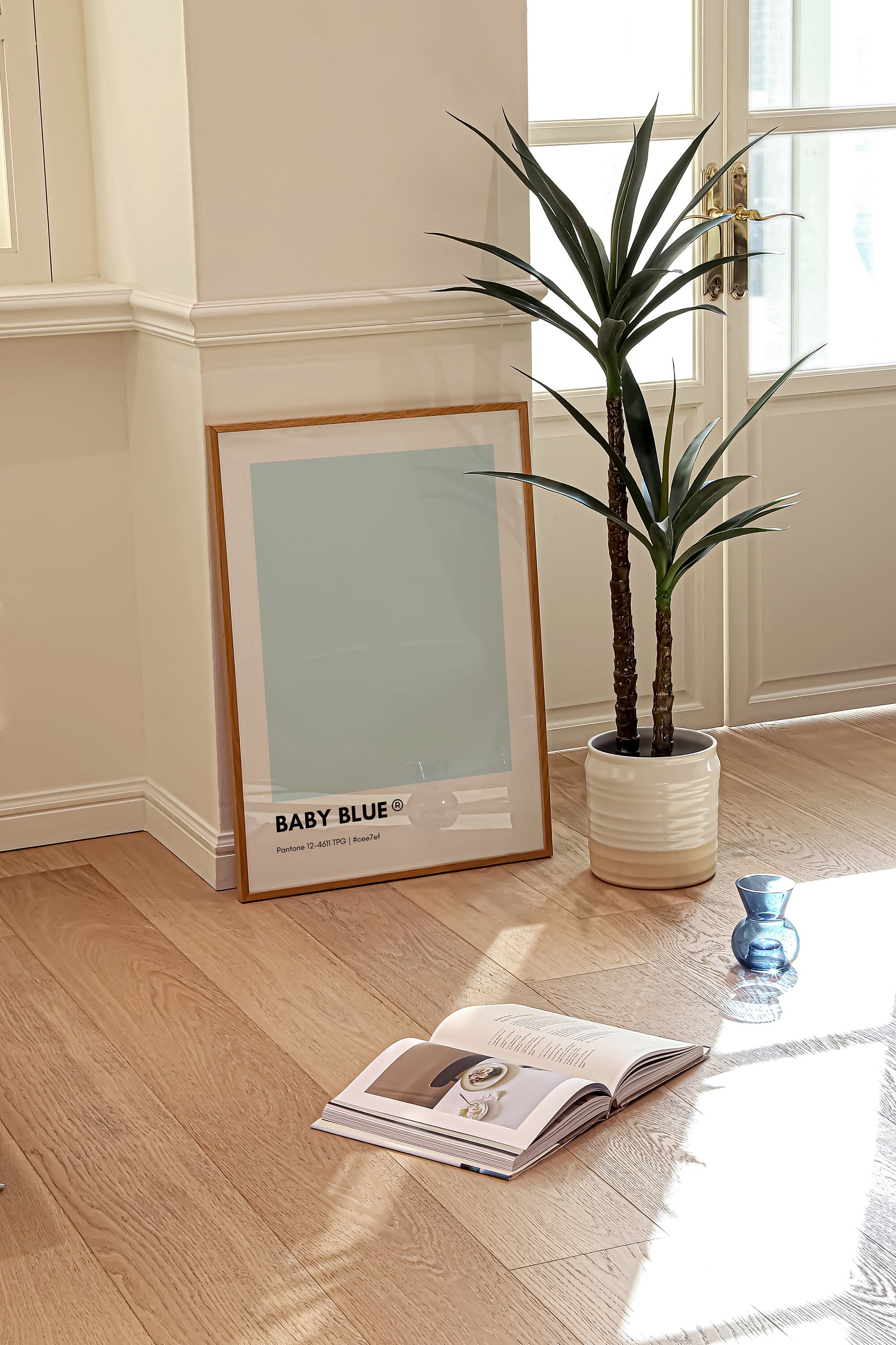 Baby Blue Pantone, BLUE Pantone Print Poster, Blue Wall Art Printable ...