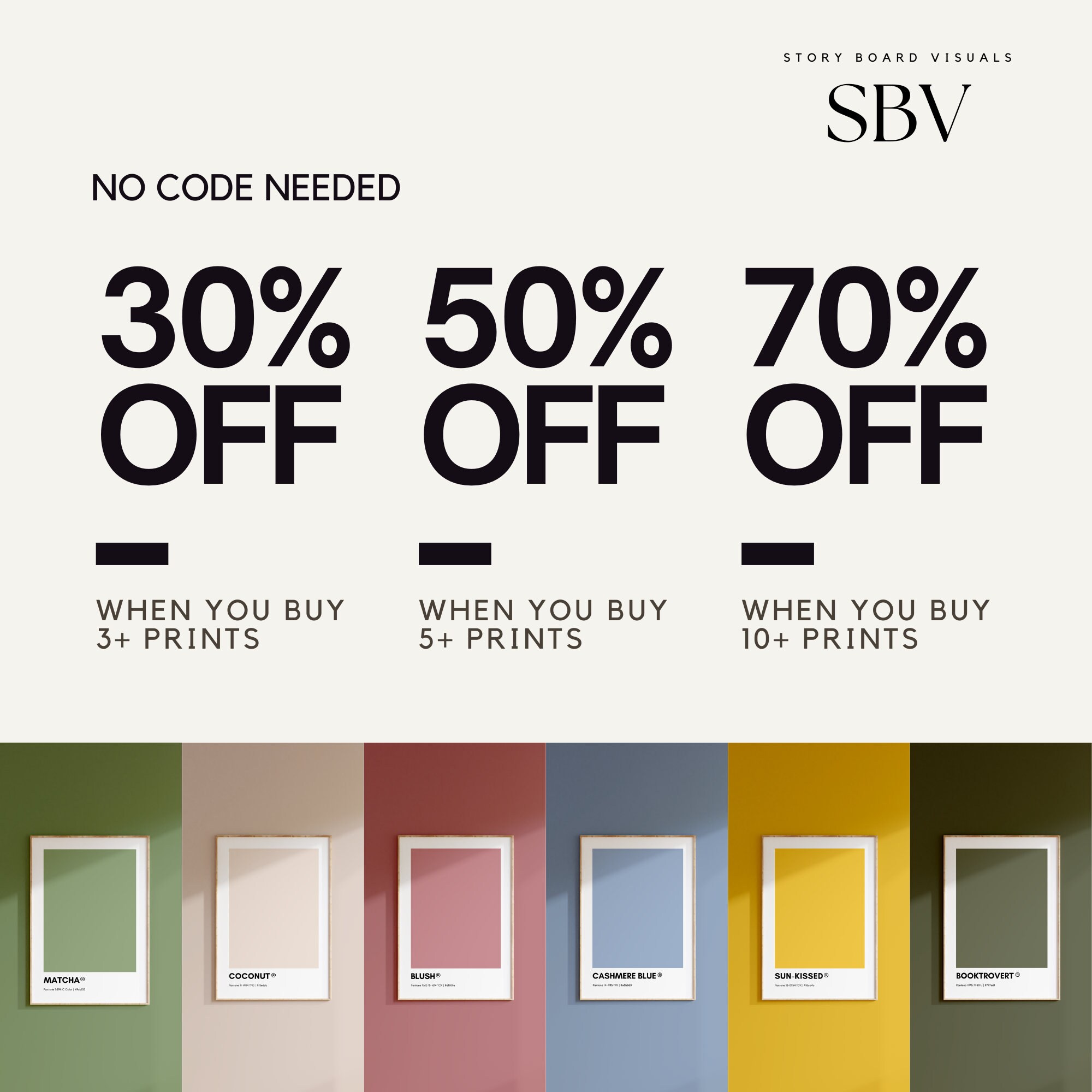 Pantone COCKTAIL Collection Wall Art Printable Bundle, Set of 6 Prints ...