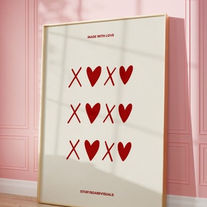 XOXO Wall Art Printable, XOXO Poster, XO Wall Art, Hugs Kisses Bedroom ...