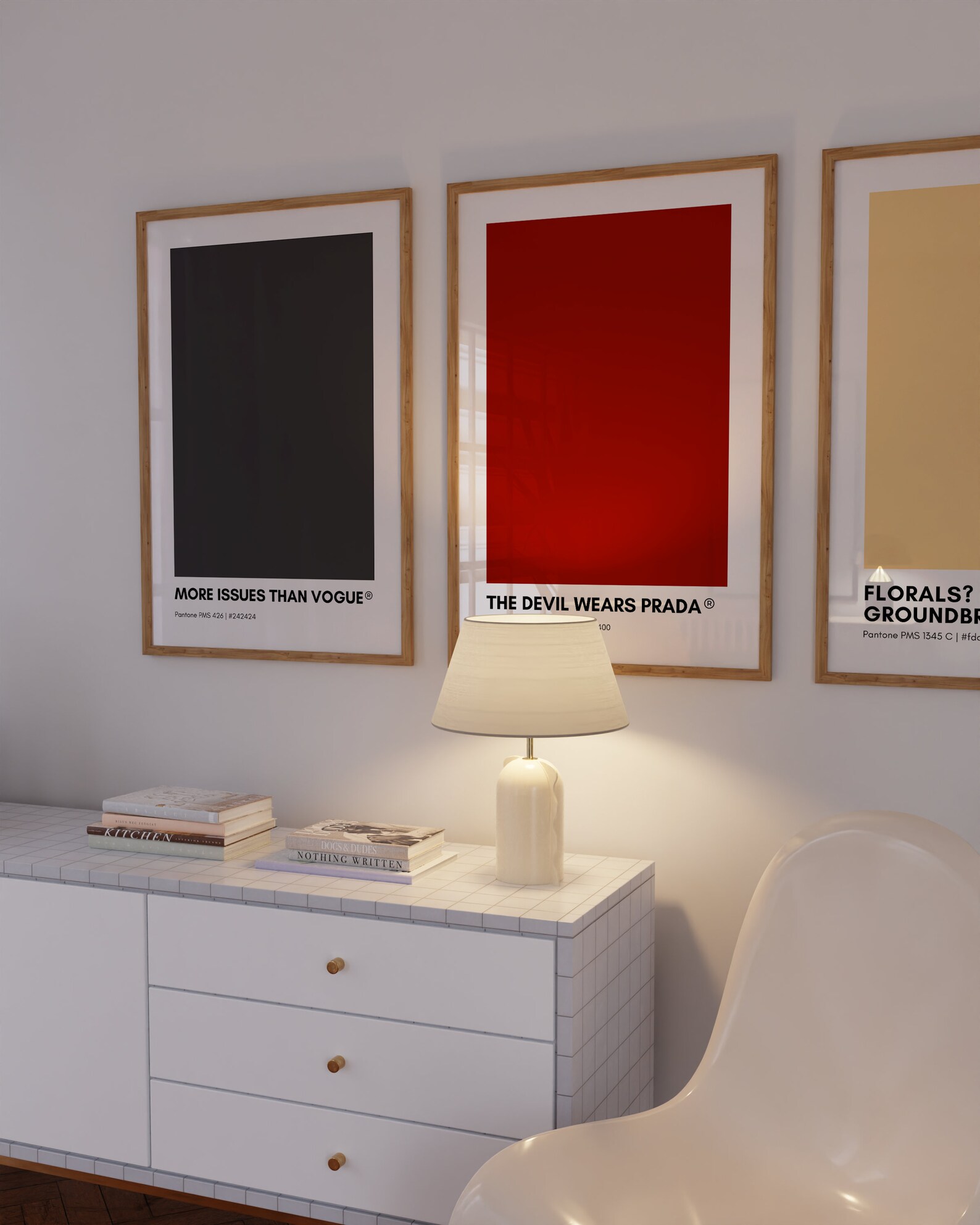 More Issues Than Vogue Pantone Print Poster, BLACK Pantone Poster Print ...