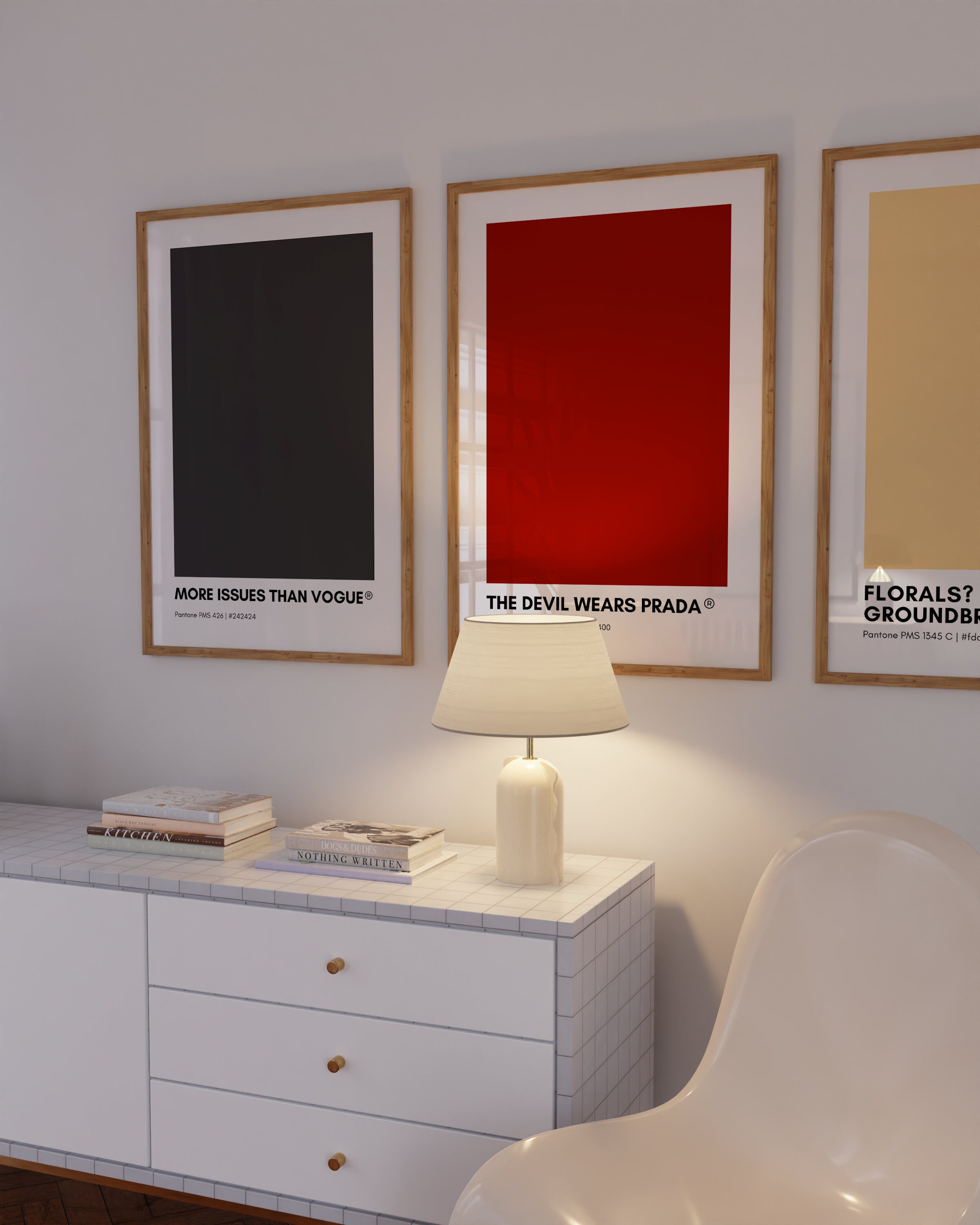 More Issues Than Vogue Pantone Print Poster, BLACK Pantone Poster Print ...
