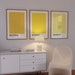 Sun-kissed Yellow Pantone,yellow Pantone Print Poster,yellow Pantone ...