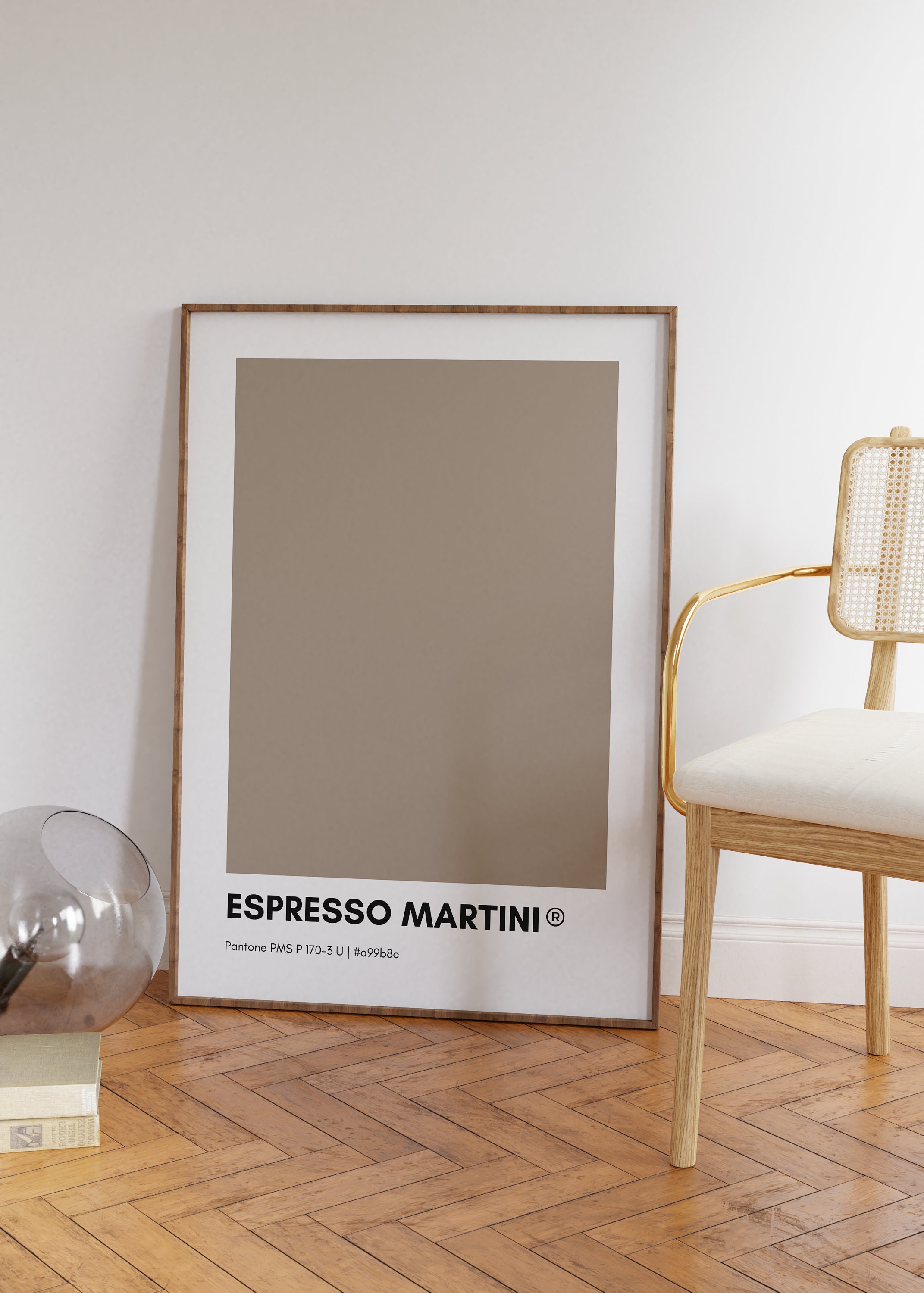 Espresso Martini Pantone, GRAY Pantone Print Poster, Gray Pantone Wall ...