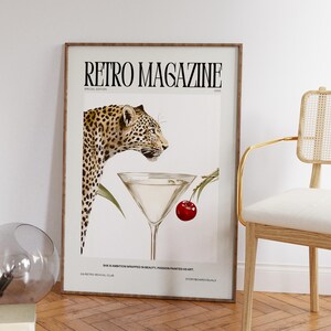 RETRO MAGAZINE Poster Printable, Aesthetic Poster, Magazine Poster ...
