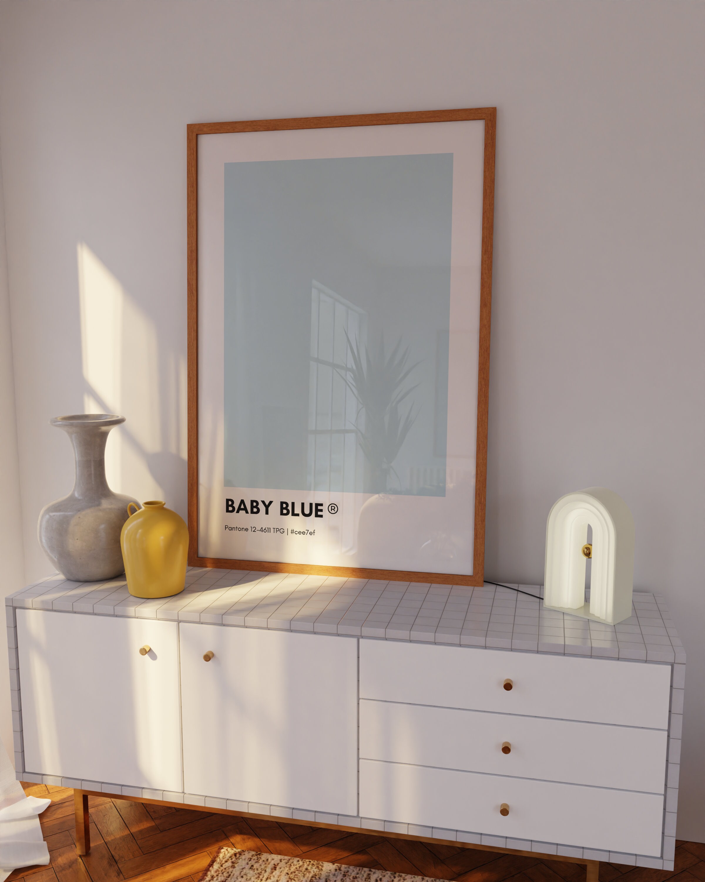 Baby Blue Pantone, BLUE Pantone Print Poster, Blue Wall Art Printable ...