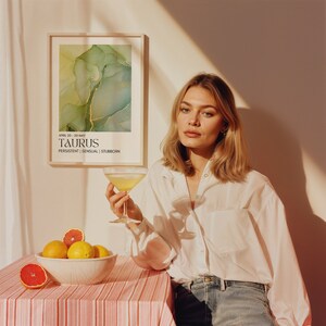 TAURUS Print Poster, Taurus Wall Art Print, Taurus Gift, Taurus Zodiac ...