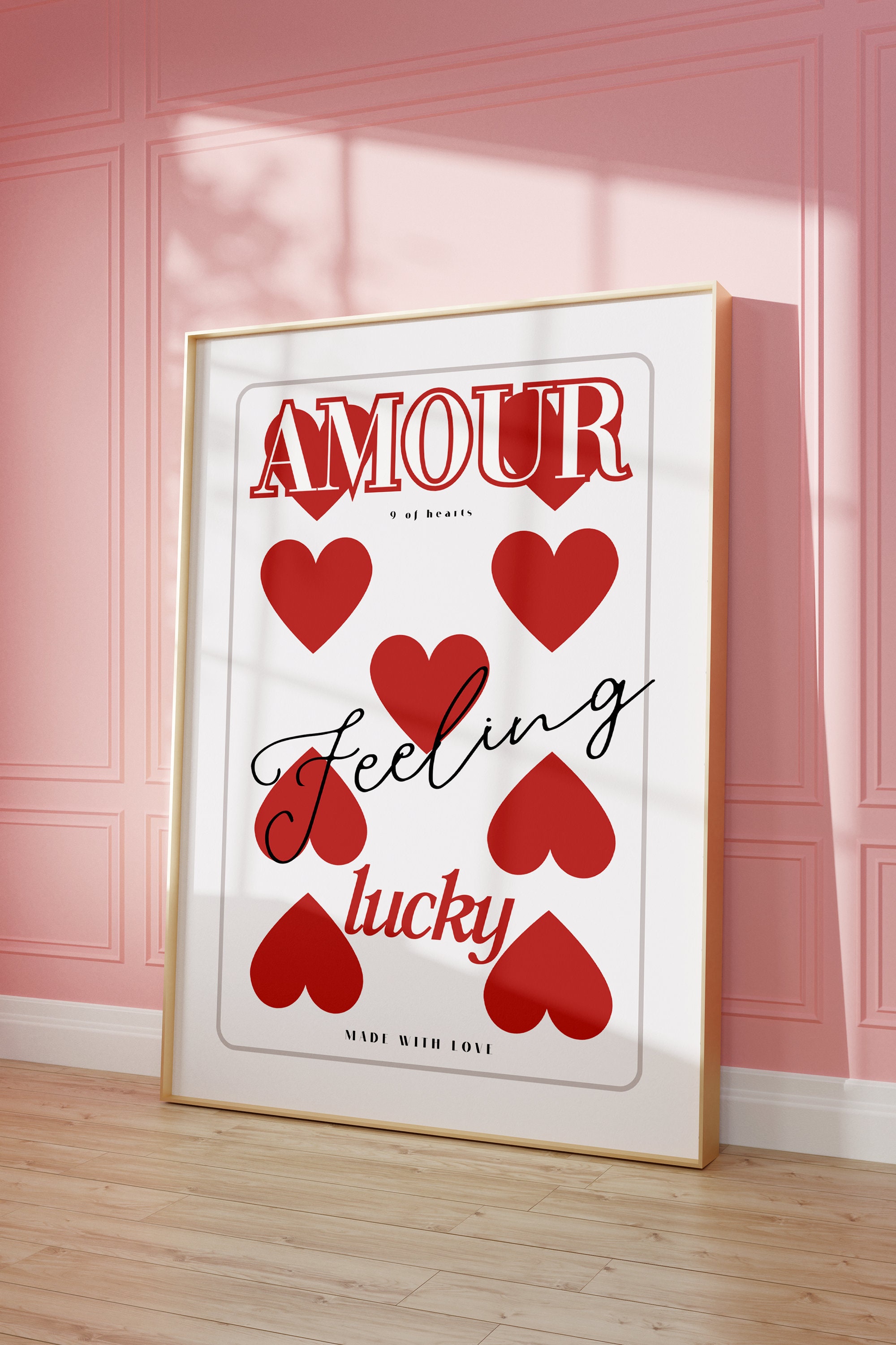 AMOUR Poster Printable, Aesthetic Poster, Retro Magazine Poster, 9 of ...