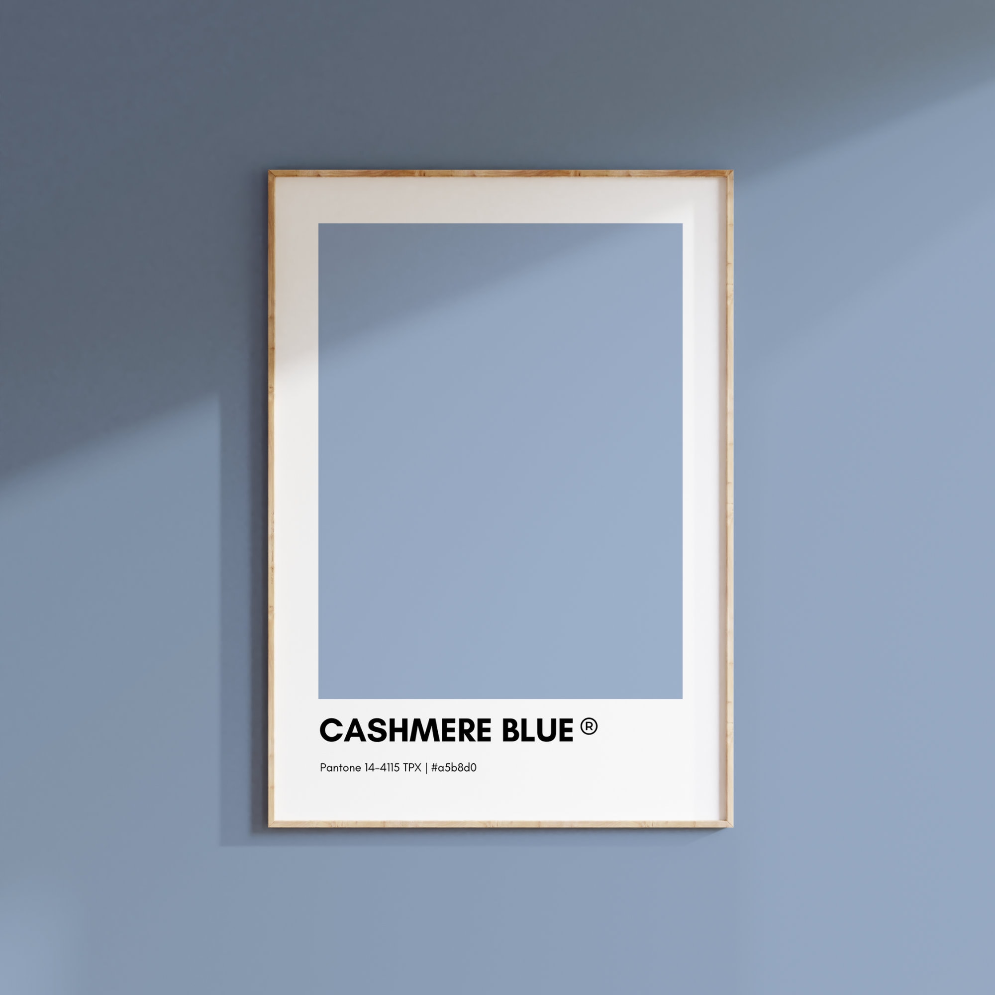 Pantone BLUE Wall Art Printable Bundle Set of 6 Prints Blue Pantone ...