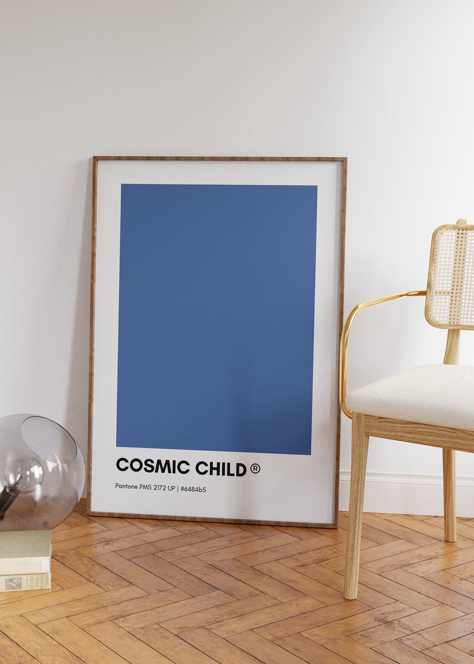Cosmic Child Pantone, BLUE Pantone Print Poster, Pantone Wall Art ...