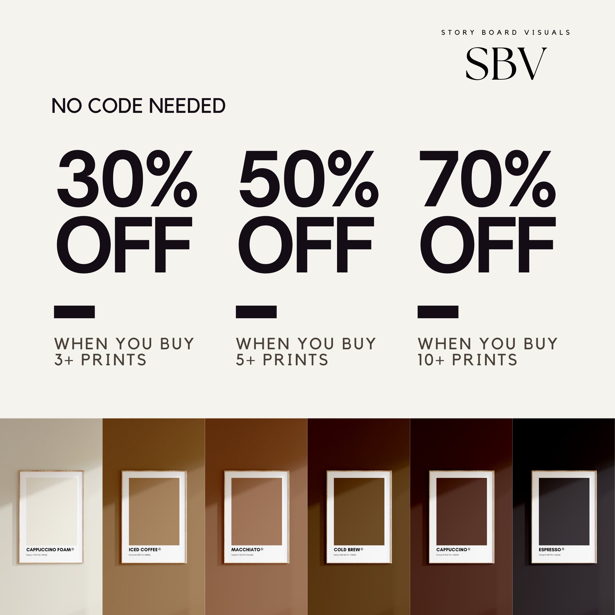 Espresso Pantone, COFFEE Pantone Print Poster, Black Pantone Wall Art ...