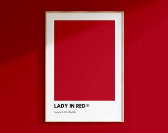 Beach Club Pantone, YELLOW Pantone Print Poster, Yellow Pantone Wall ...