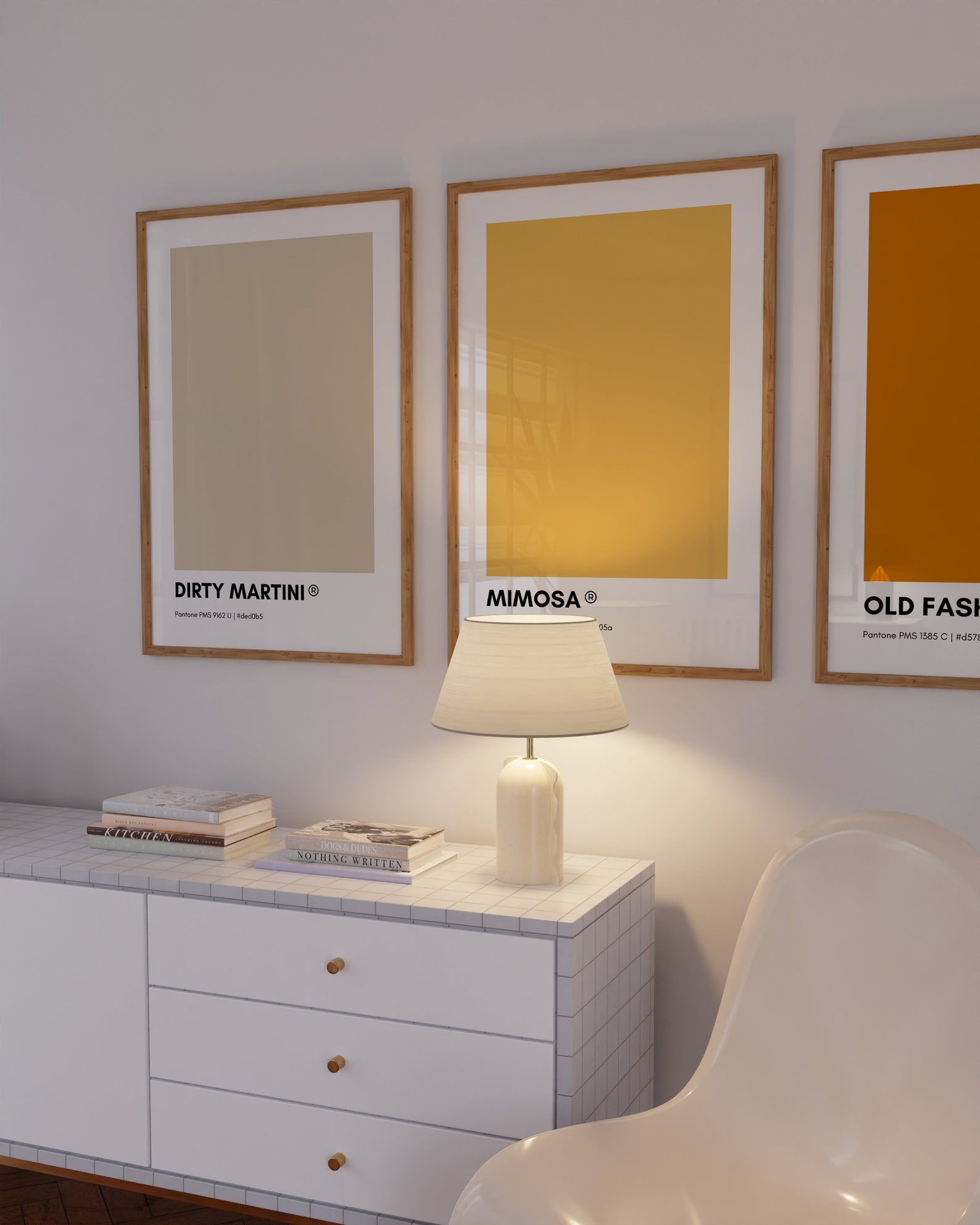 Pantone COCKTAIL Collection Wall Art Printable Bundle, Set of 6 Prints ...