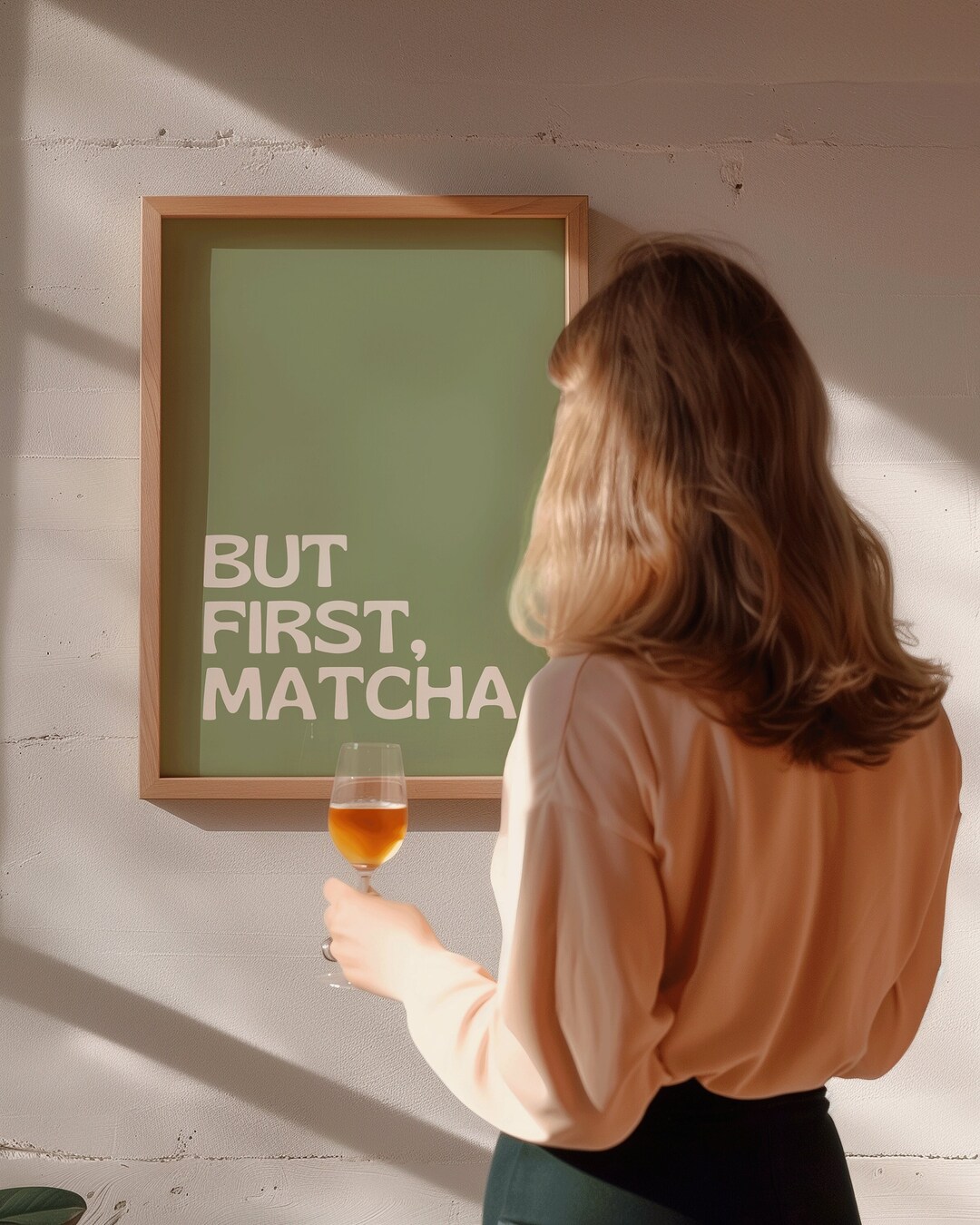 But First Matcha Print, MATCHA Wall Art, Matcha Print Poster ...