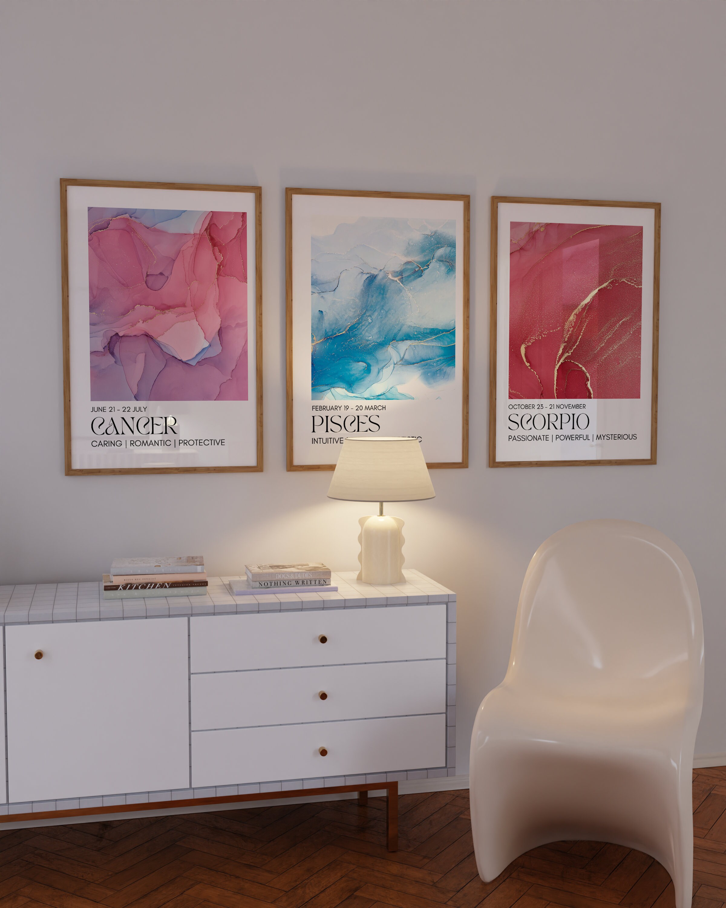 PISCES Print Poster Pisces Wall Art Print Pisces Gift - Etsy