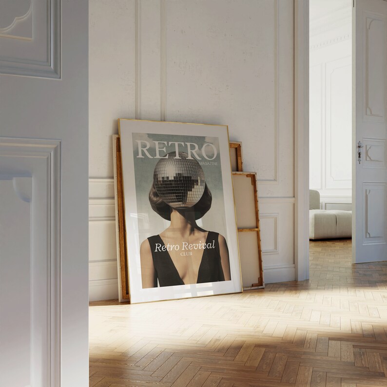 RETRO MAGAZINE Poster Printable, Aesthetic Poster, Magazine Poster ...