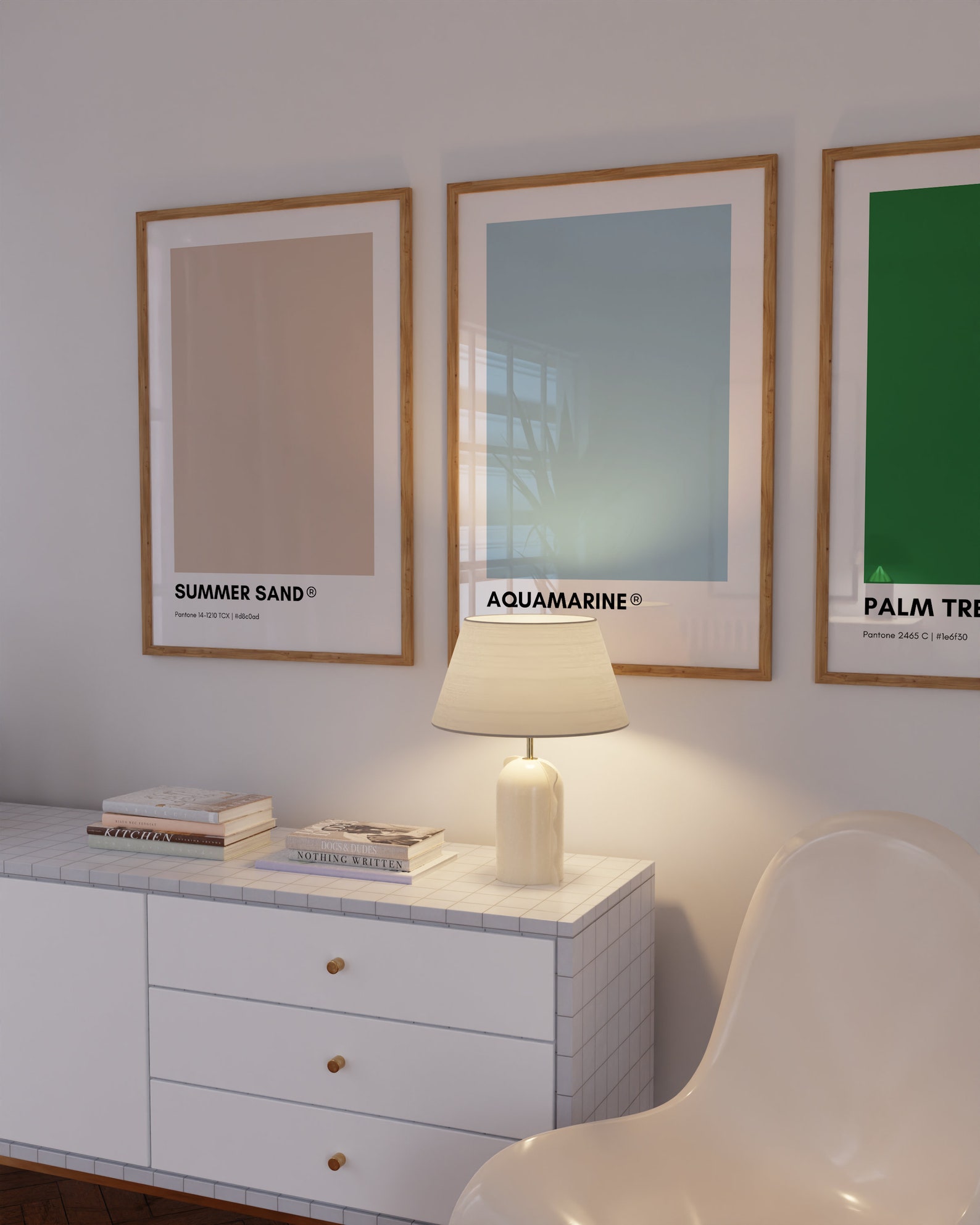 Aquamarine Blue Pantone BLUE Pantone Print Poster Blue - Etsy
