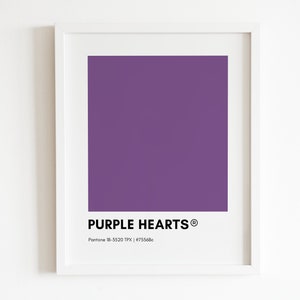 Pantone PURPLE Wall Art Printable Bundle Set of 6 Prints - Etsy