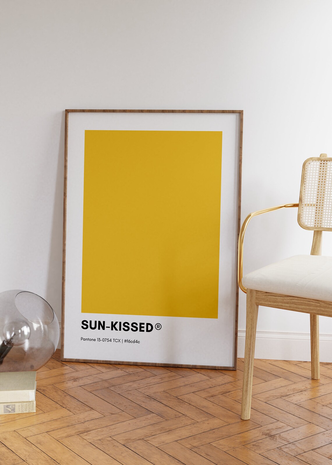 Sun-kissed Yellow Pantone,yellow Pantone Print Poster,yellow Pantone ...