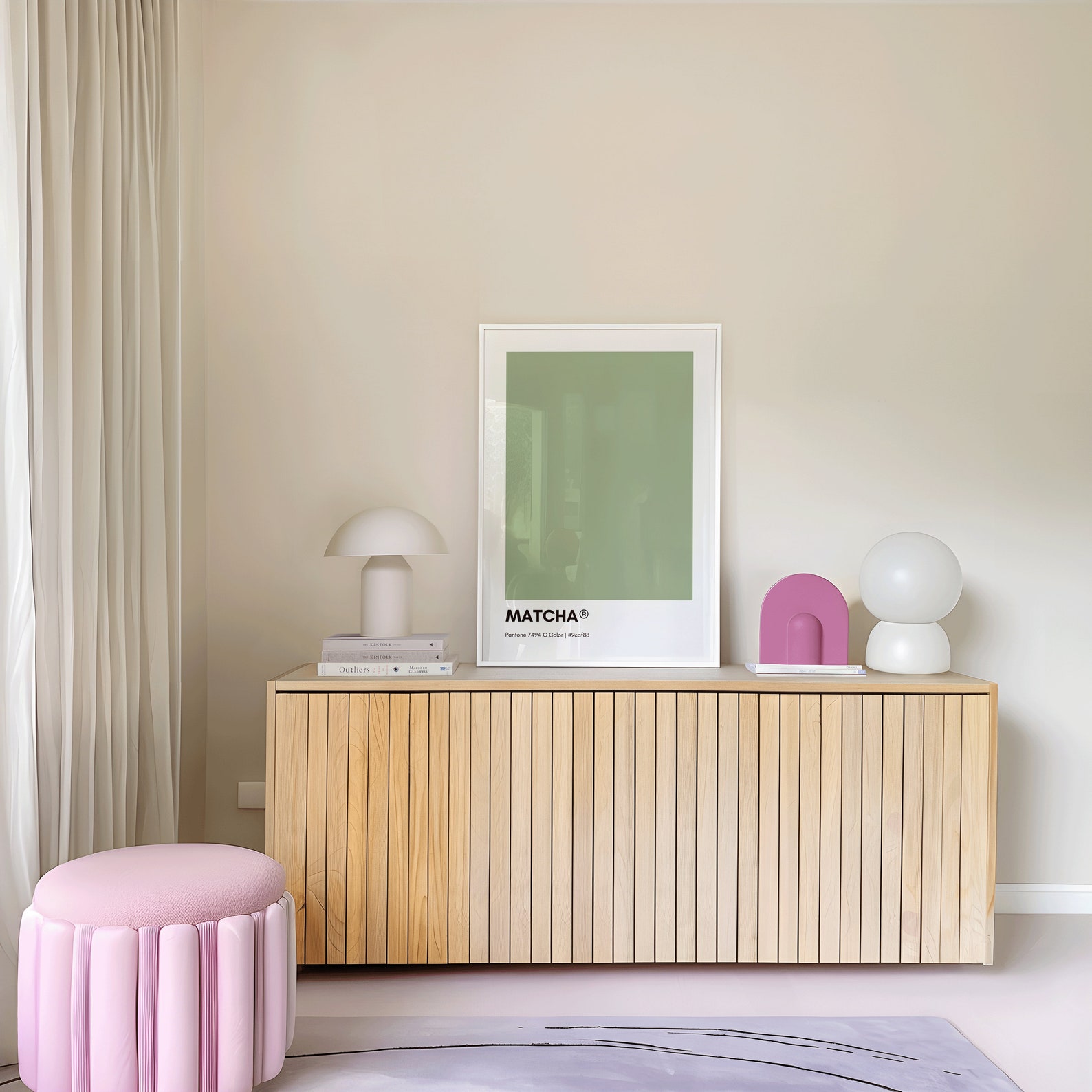 Matcha Green Pantone, GREEN Pantone Print Poster, Green Pantone Wall ...