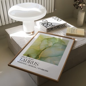 TAURUS Print Poster, Taurus Wall Art Print, Taurus Gift, Taurus Zodiac ...