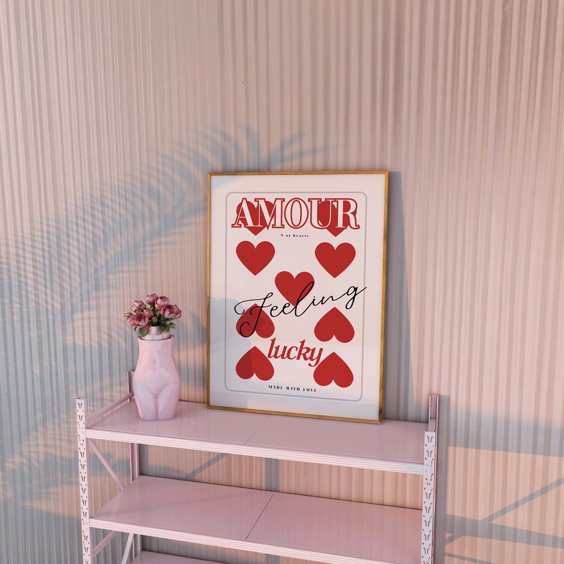 AMOUR Poster Printable, Aesthetic Poster, Retro Magazine Poster, 9 of ...