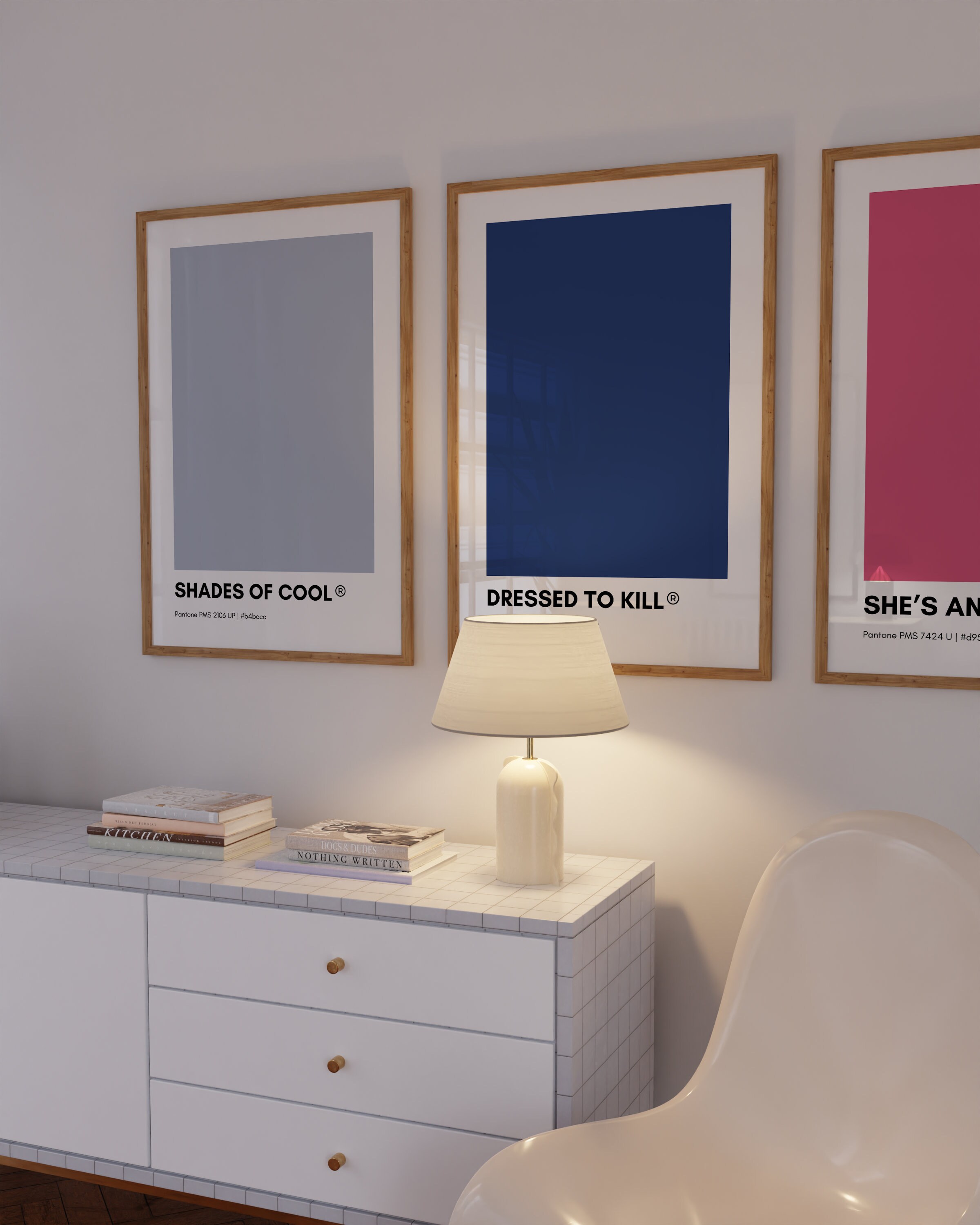 Pantone FASHION Collection Wall Art Printable Bundle, Set of 6 Prints ...