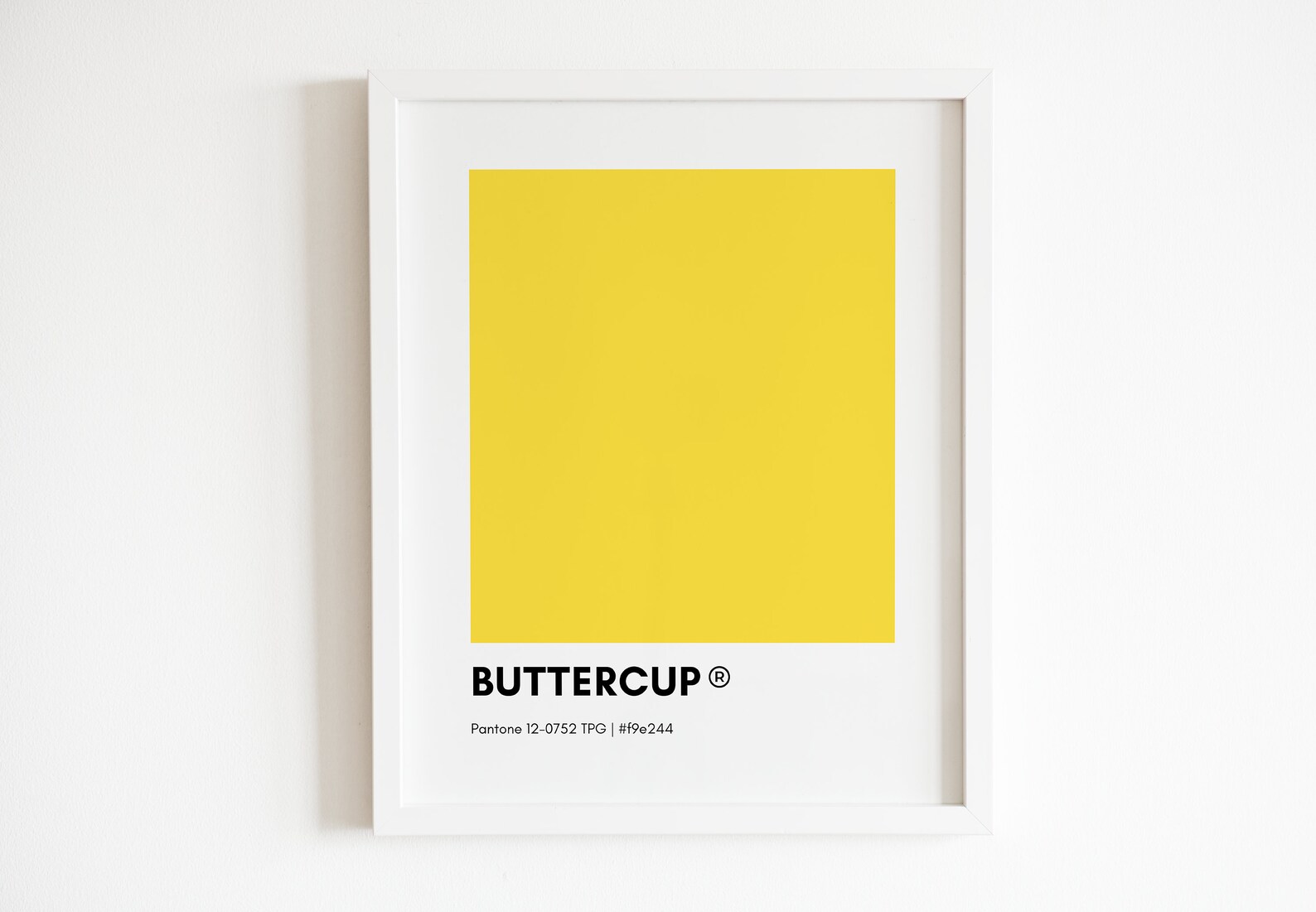 Pantone YELLOW Wall Art Printable Bundle Set of 6 Prints - Etsy