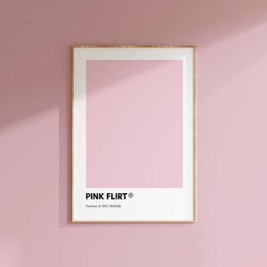 Pardon My French Pantone, RED Pantone Print Poster, Red Pantone Wall ...