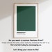 Mermaid Green Pantone, GREEN Pantone Print Poster, Green Pantone Wall ...