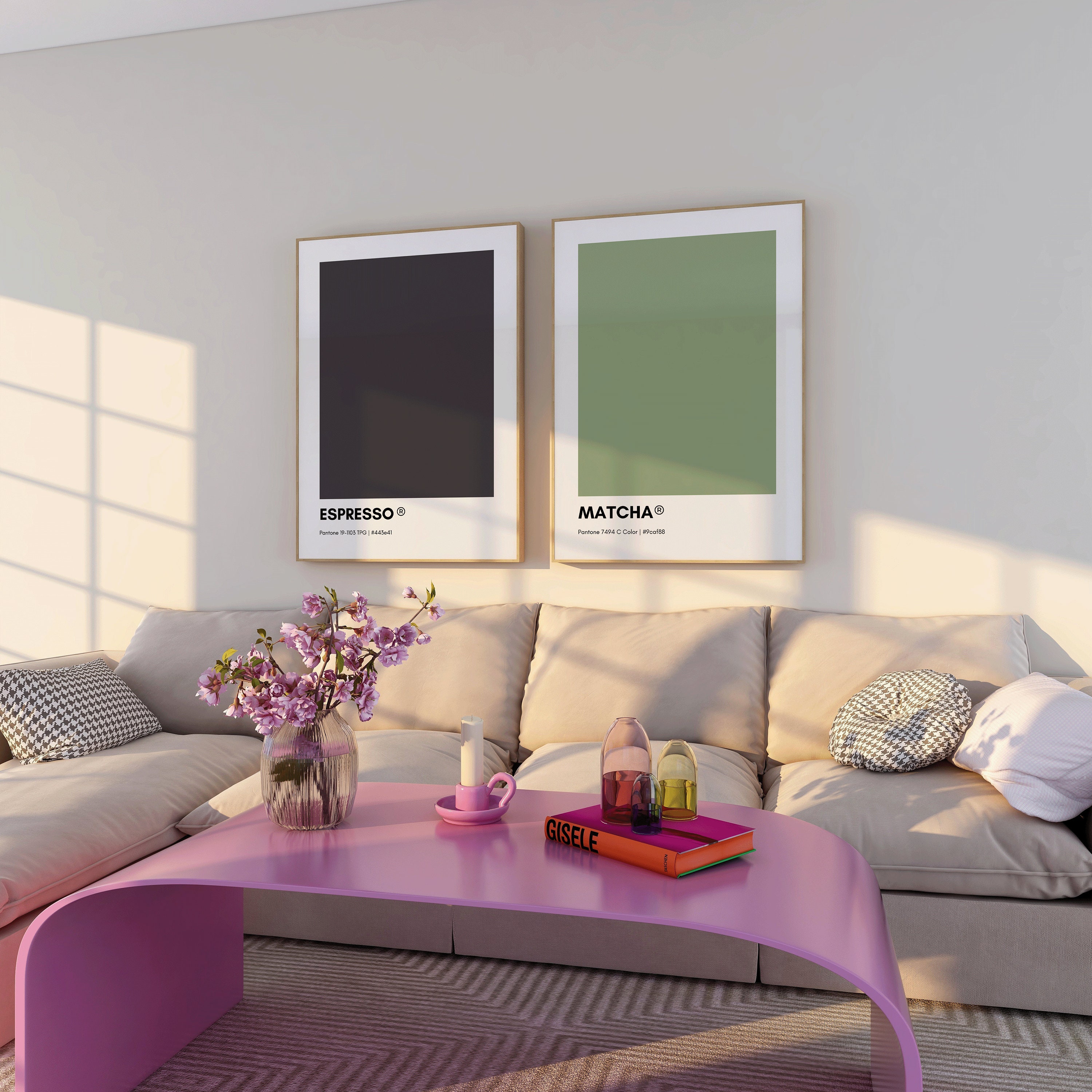 Matcha Green Pantone, GREEN Pantone Print Poster, Green Pantone Wall ...