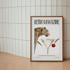 RETRO MAGAZINE Poster Printable, Aesthetic Poster, Magazine Poster ...