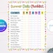 Summer Daily Checklist for Kids, to Do List Printable, Chore Chart ...