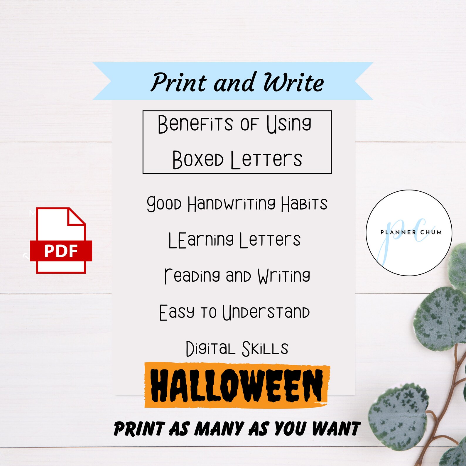 Halloween Printable Handwriting Worksheets, Alphabet Boxed Letters ...