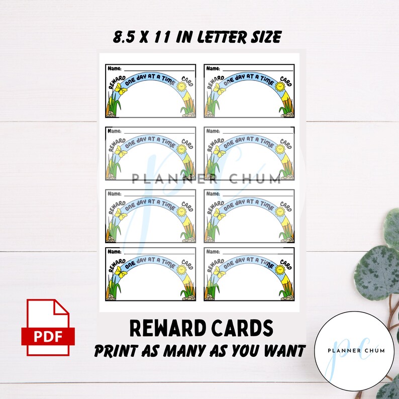 Printable Reward System, Classroom Reward System, Affirmation Cards ...