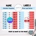 Emergency Vehicles Editable School Labels, Back to School Gift ...