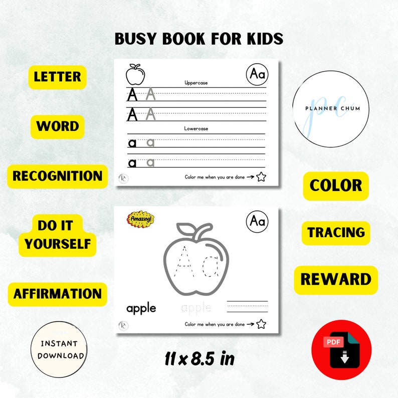 Busy Book, Summer Activity, Popular Printables, Quiet Book, Learning ...