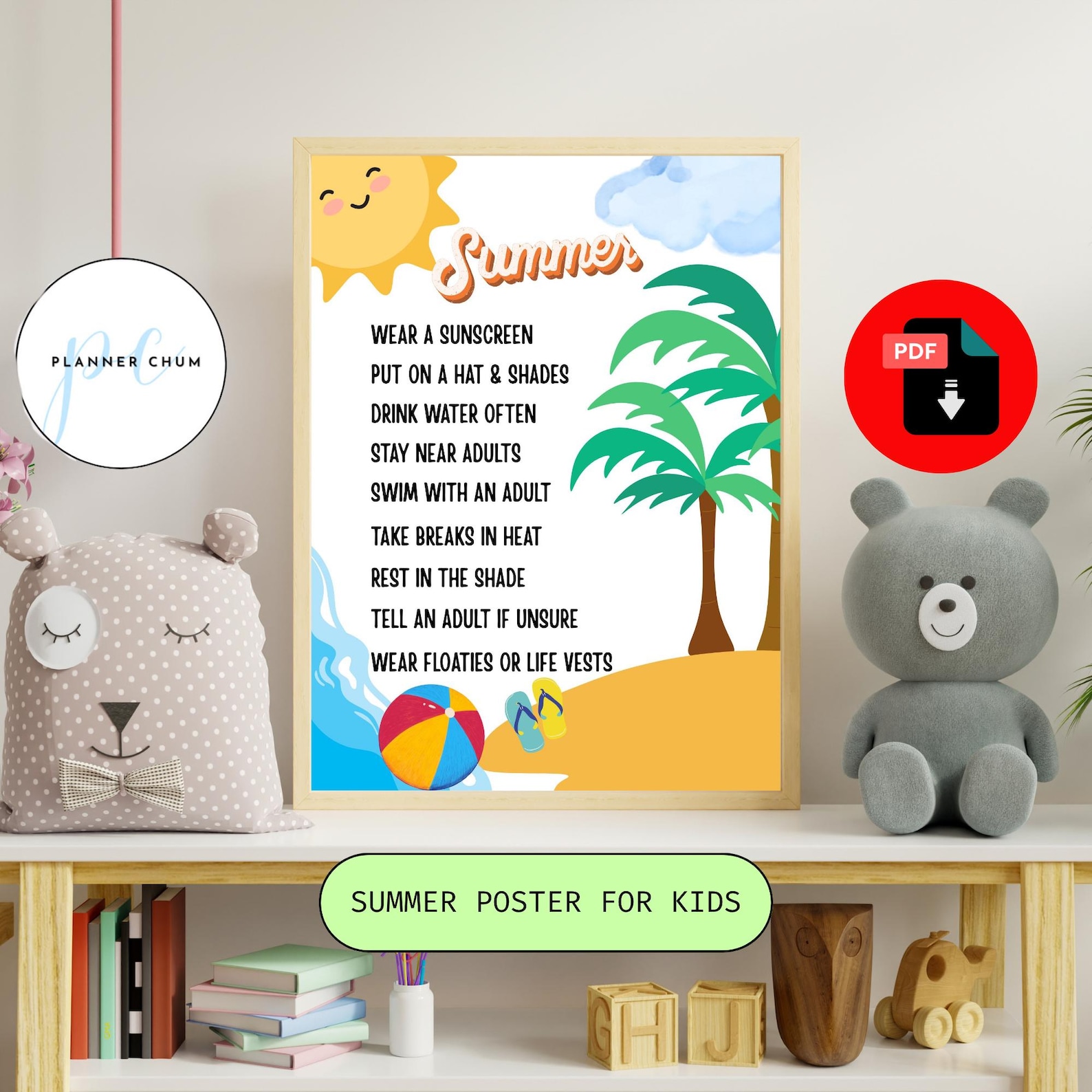 Summer Rules Poster, Popular Now, Sun Safety Rules Poster, Popular ...