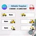 Back to School Printable, Daycare Labels, Back to School Printable ...