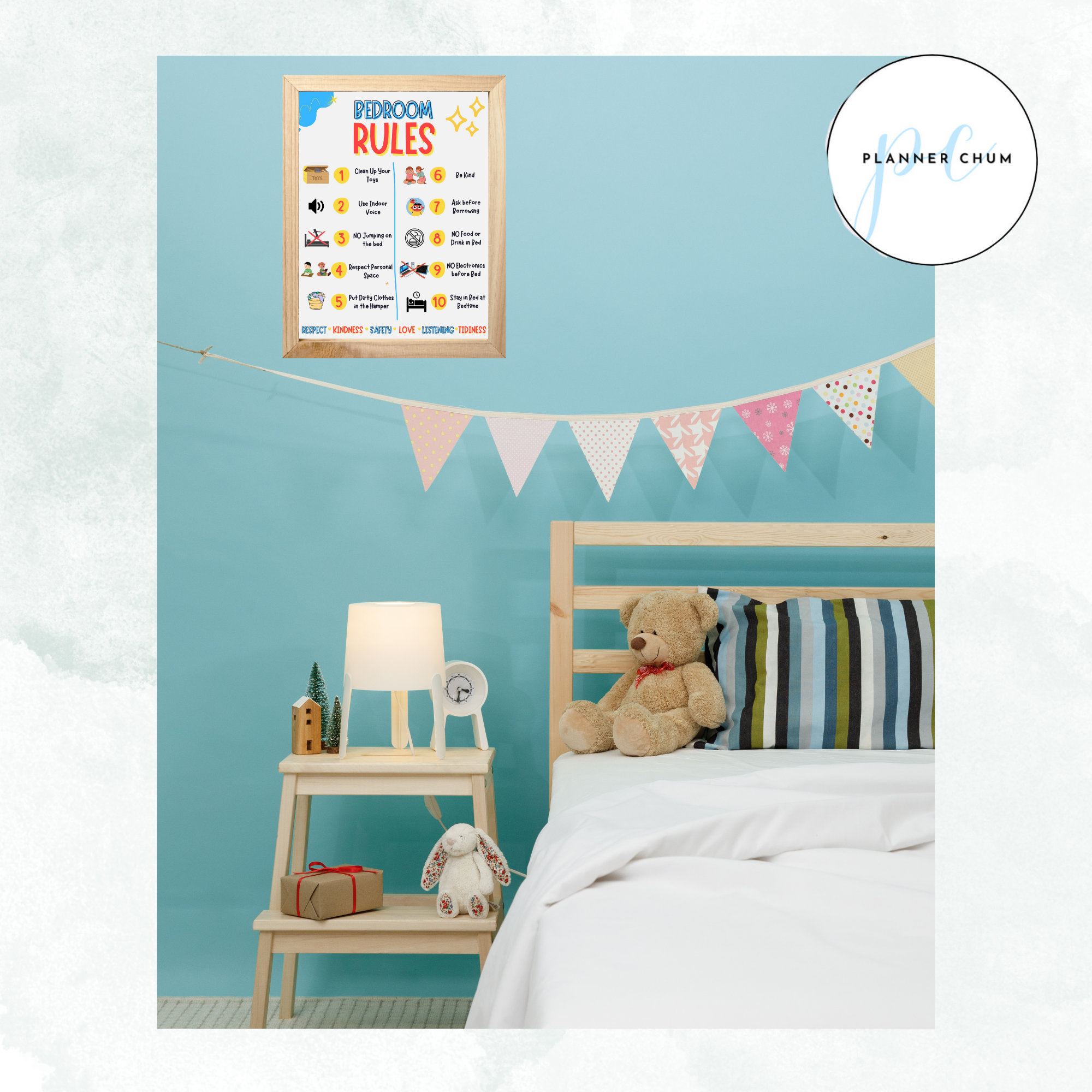 Kids Room Rules, Bedroom Room Rules, Summer Rules for Kids, Popular ...