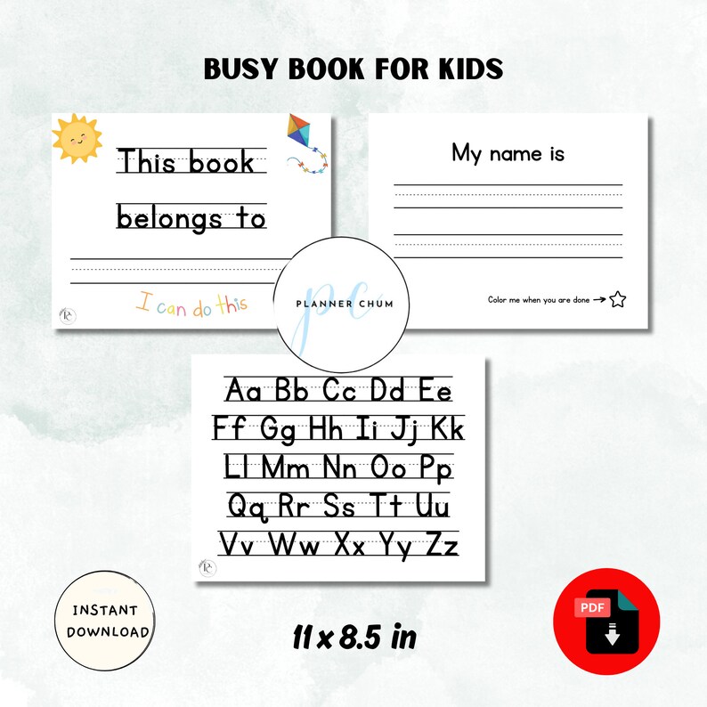 Busy Book, Summer Activity, Popular Printables, Quiet Book, Learning ...