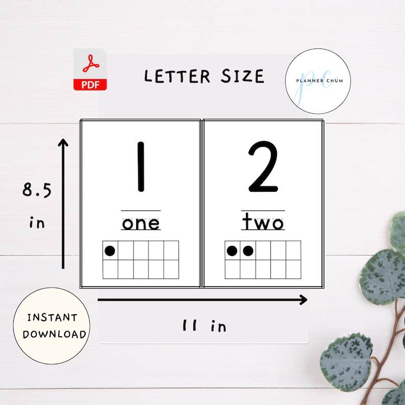 Tarjetas didácticas numéricas del 1 al 50 para niños, conteo de diez ...