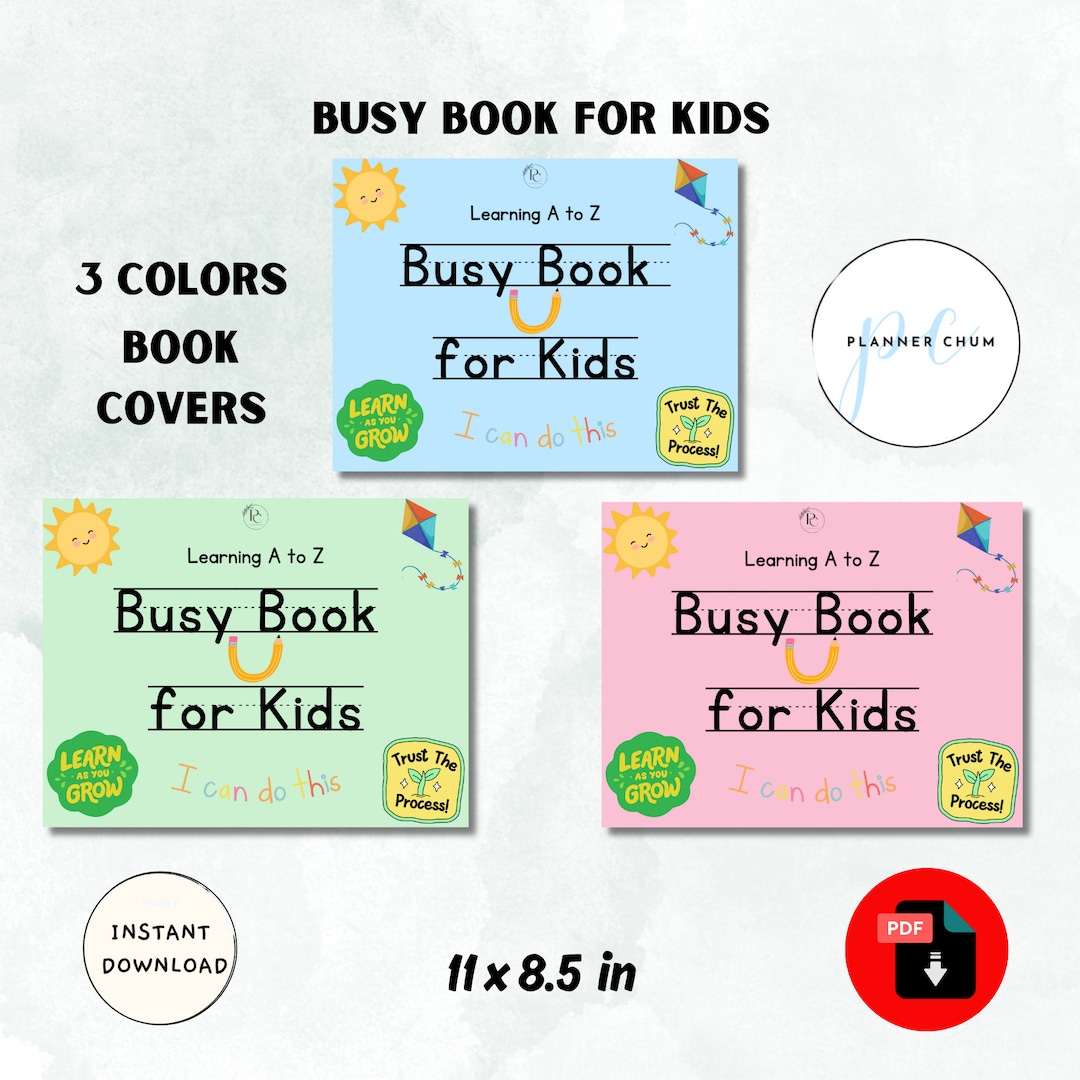 Busy Book, Summer Activity, Popular Printables, Quiet Book, Learning ...