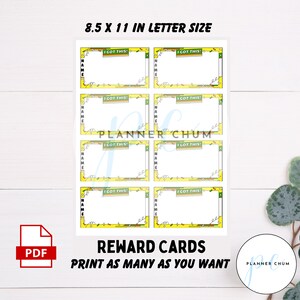 Printable Reward System, Classroom Reward System, Affirmation Cards ...