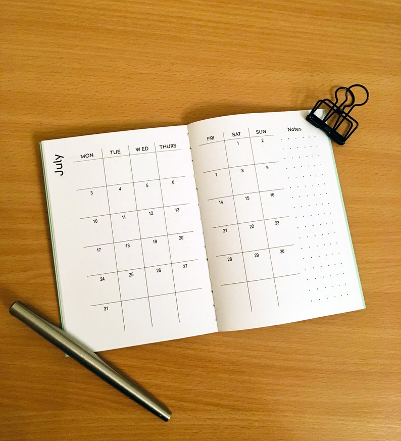 2024 Monthly Diary Planner January December 2024 Planner - Etsy