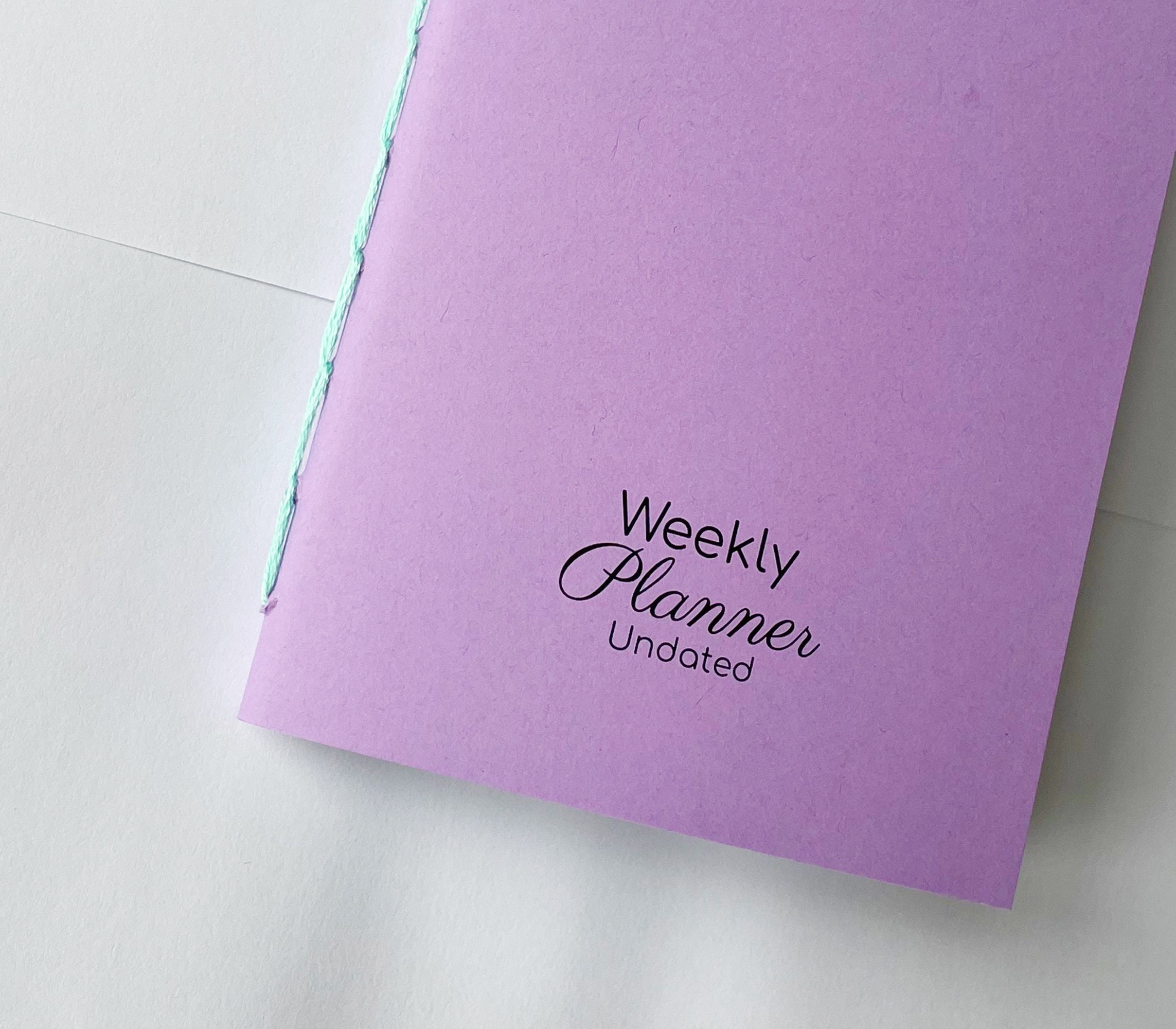 Soft Cover Planner Choose Cover Colour Planner Weekly Planner ...