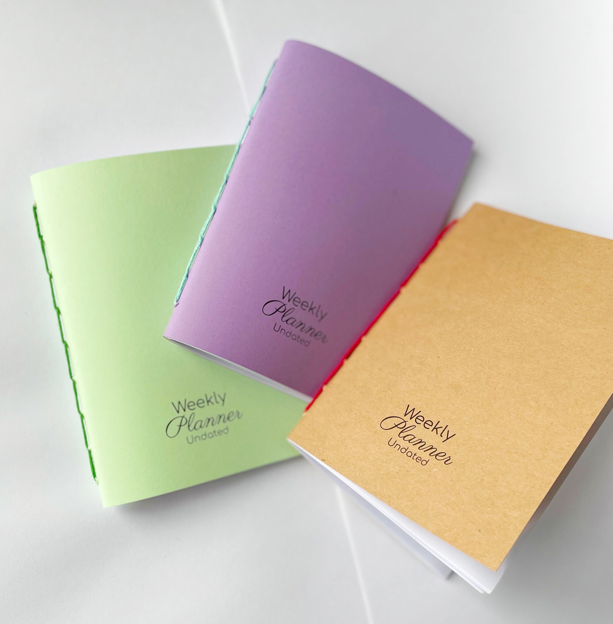 Weekly Undated Planner Week Planner Sunday or Monday Start Week per ...