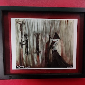 Silent Hill Pyramid Head Original Painting Artist Proof Print Signed ...