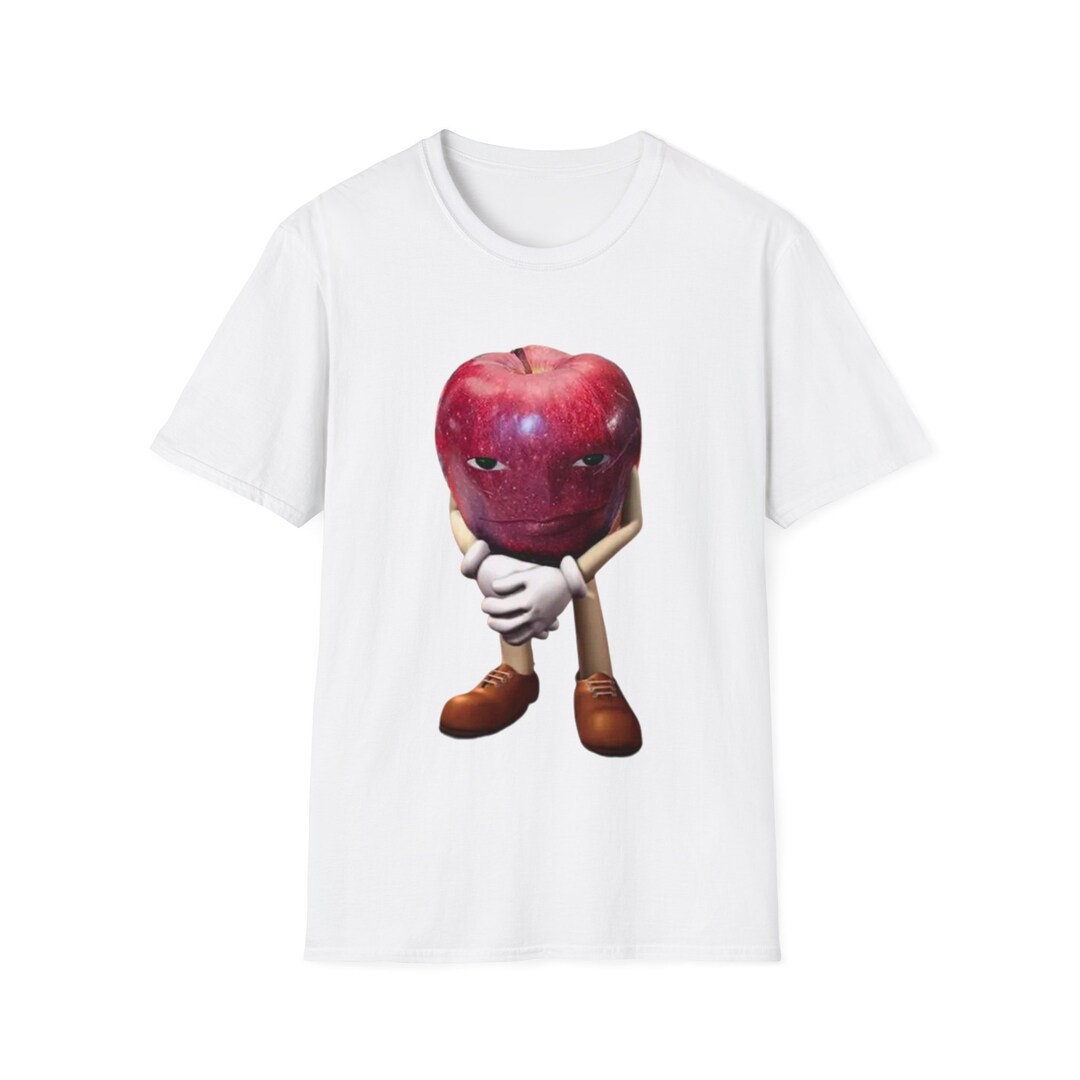 Me Asf Apple | Wapple | Apple With Face Meme | Unisex Tee - Etsy